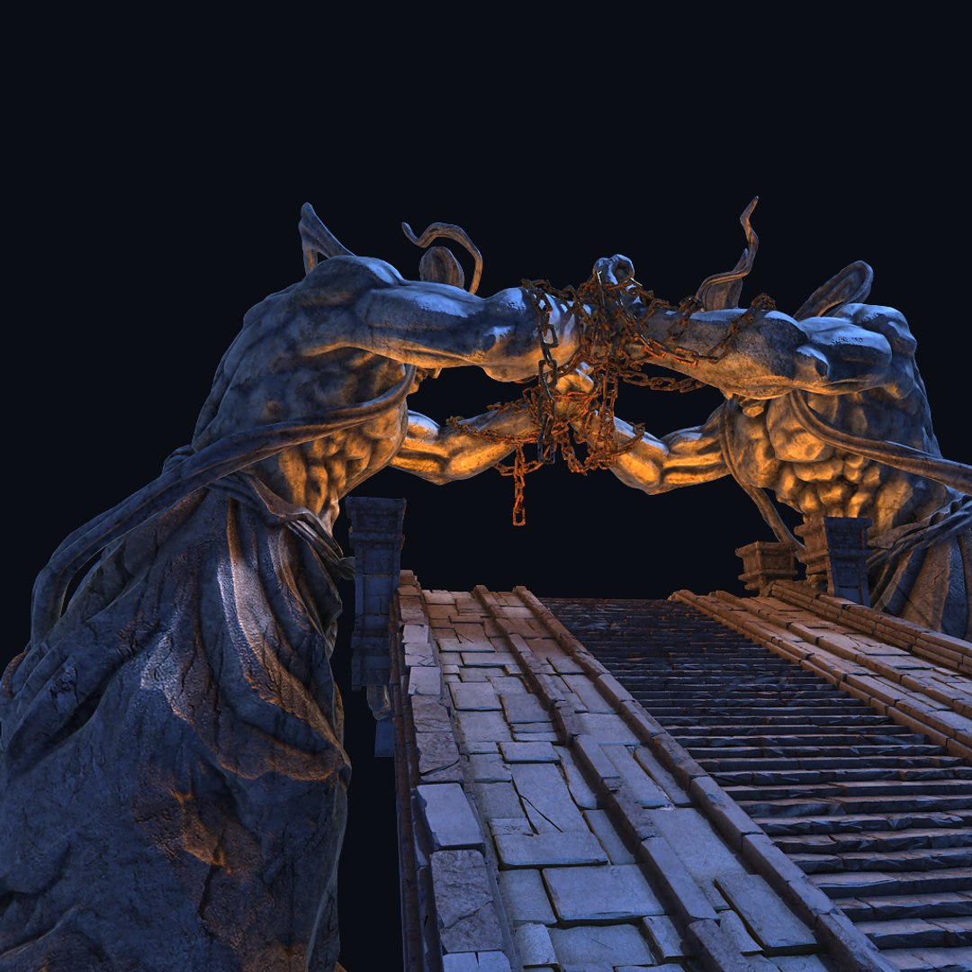 Giant Gate 3D Model - TurboSquid 1592556