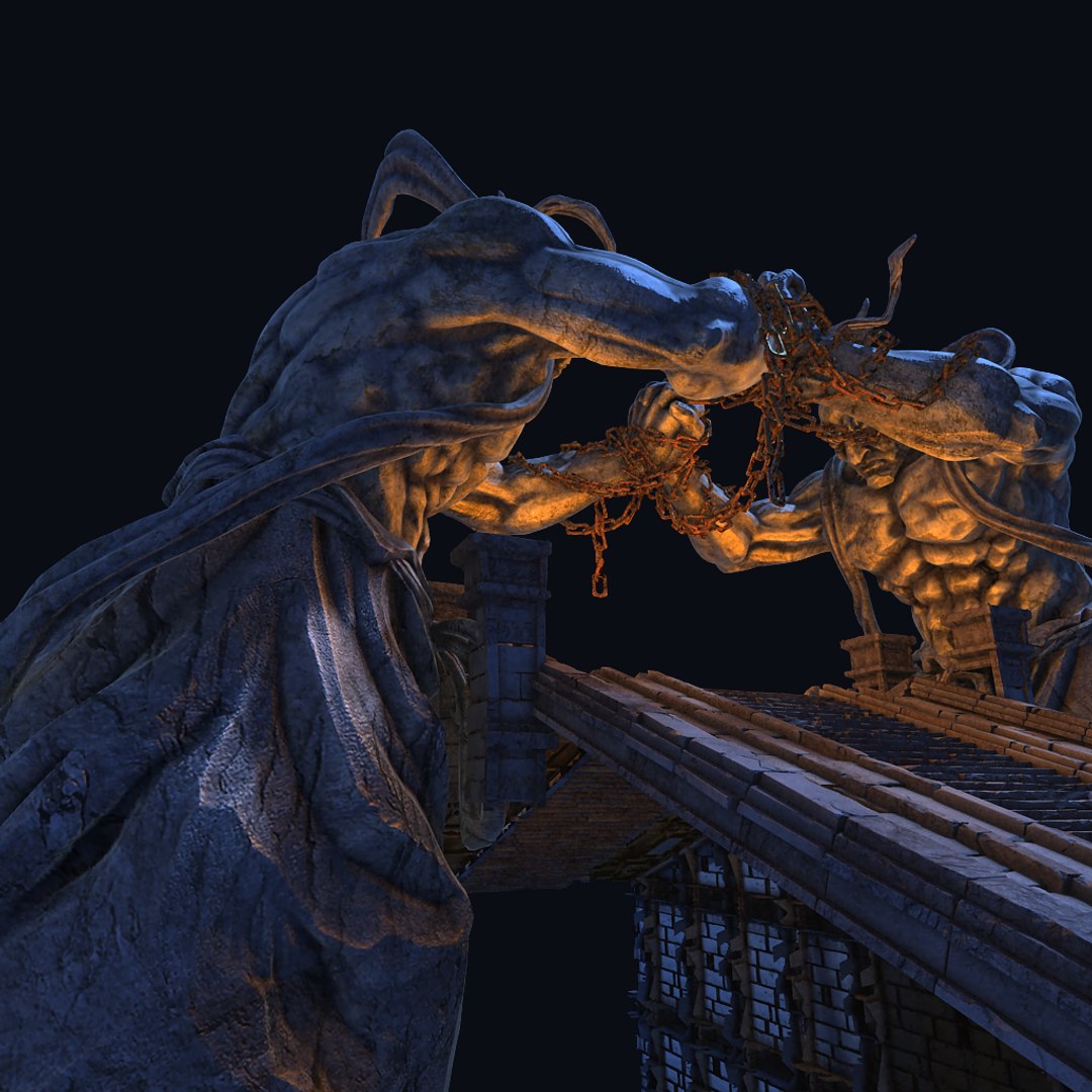 Giant Gate 3D Model - TurboSquid 1592556