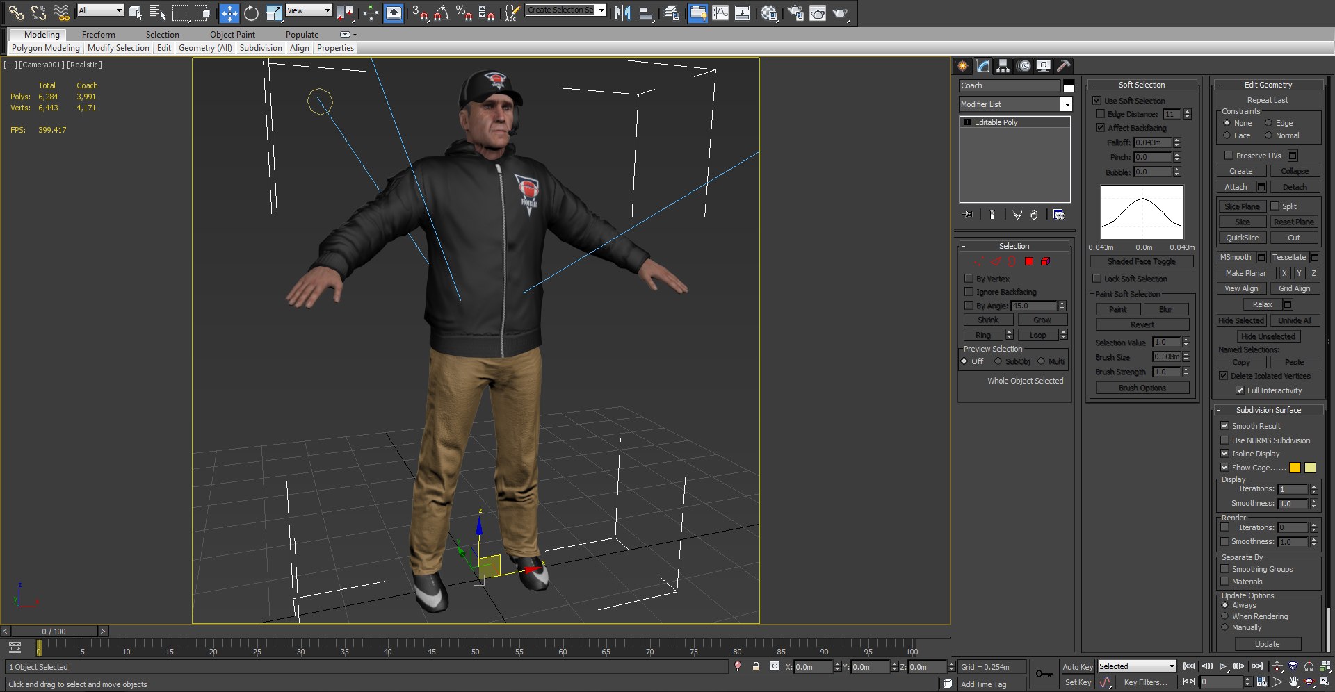 3D american football coach 1 - TurboSquid 1325660