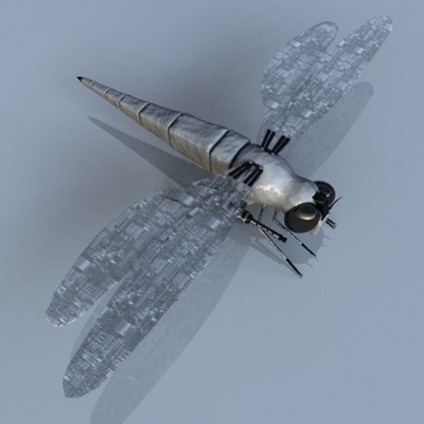 3ds max robotic dragonfly