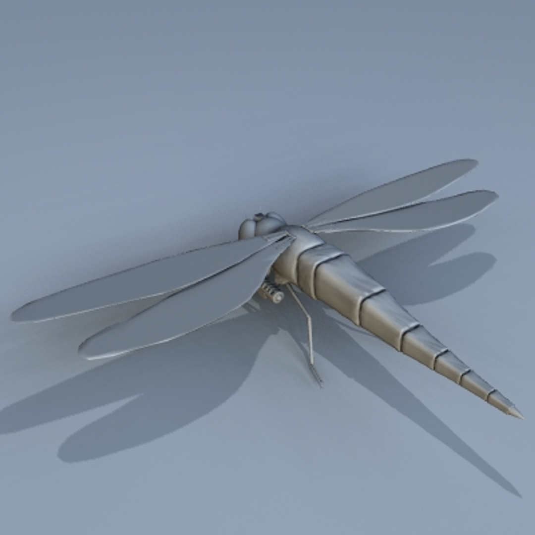 3ds max robotic dragonfly