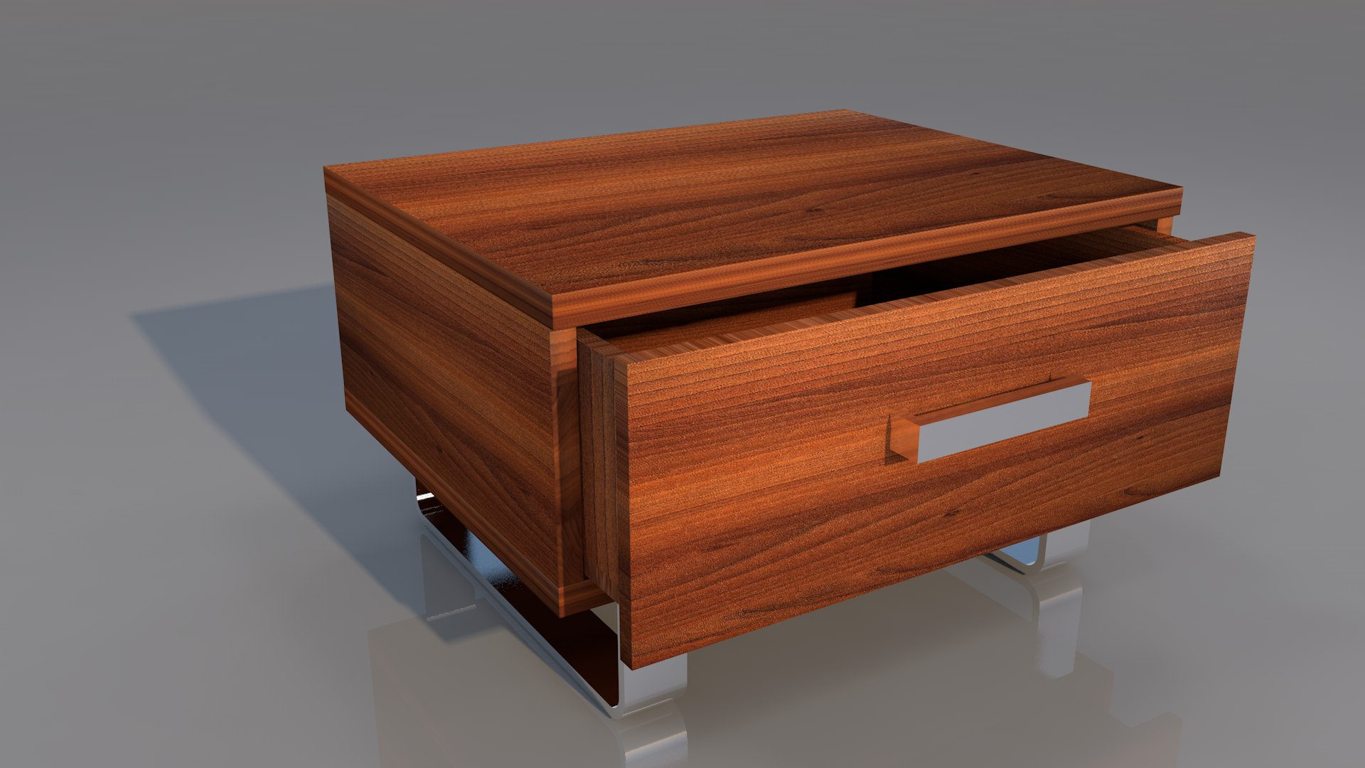 3D Bedside Table Model - TurboSquid 2393513