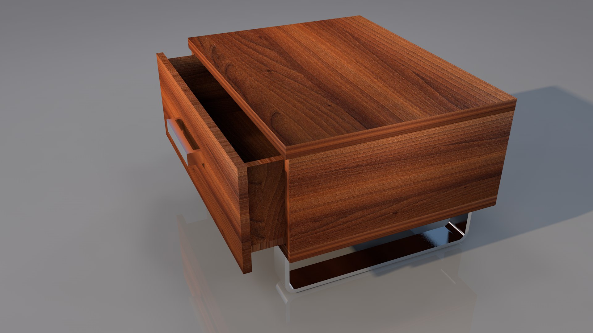 3D Bedside Table Model - TurboSquid 2393513