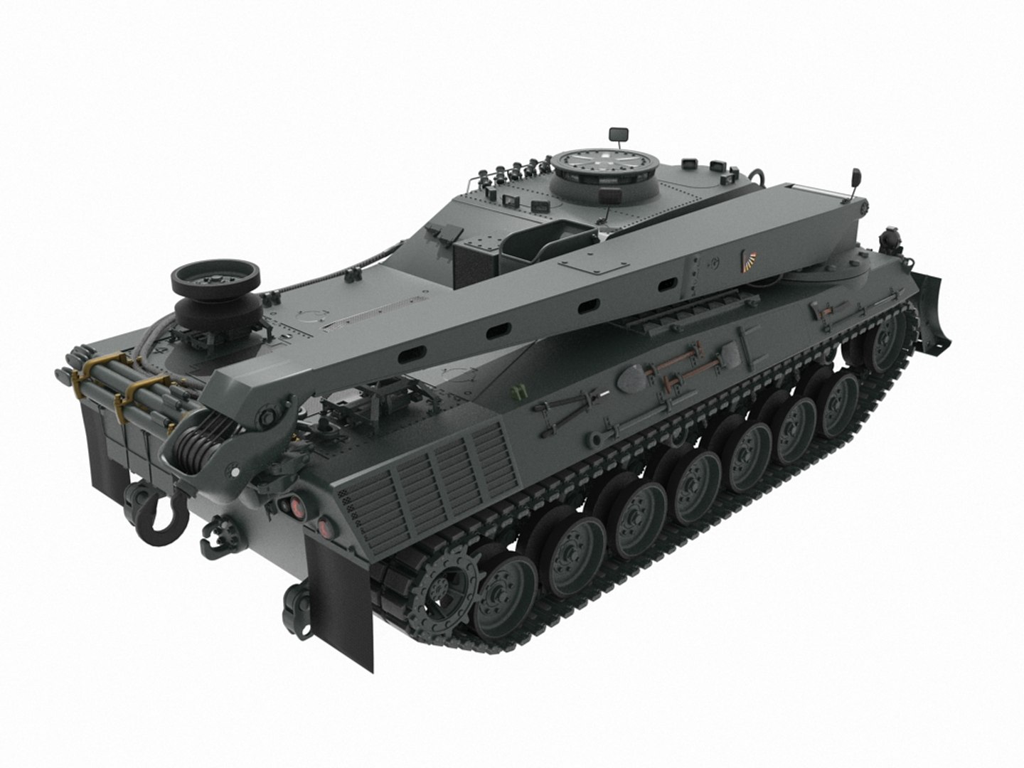 Bergepanzer 2 Leopard 3D Model - TurboSquid 1451916