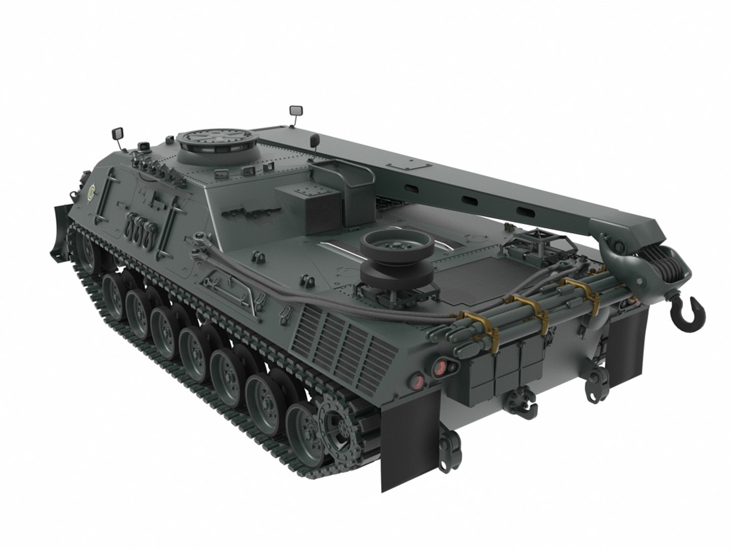Bergepanzer 2 Leopard 3D Model - TurboSquid 1451916