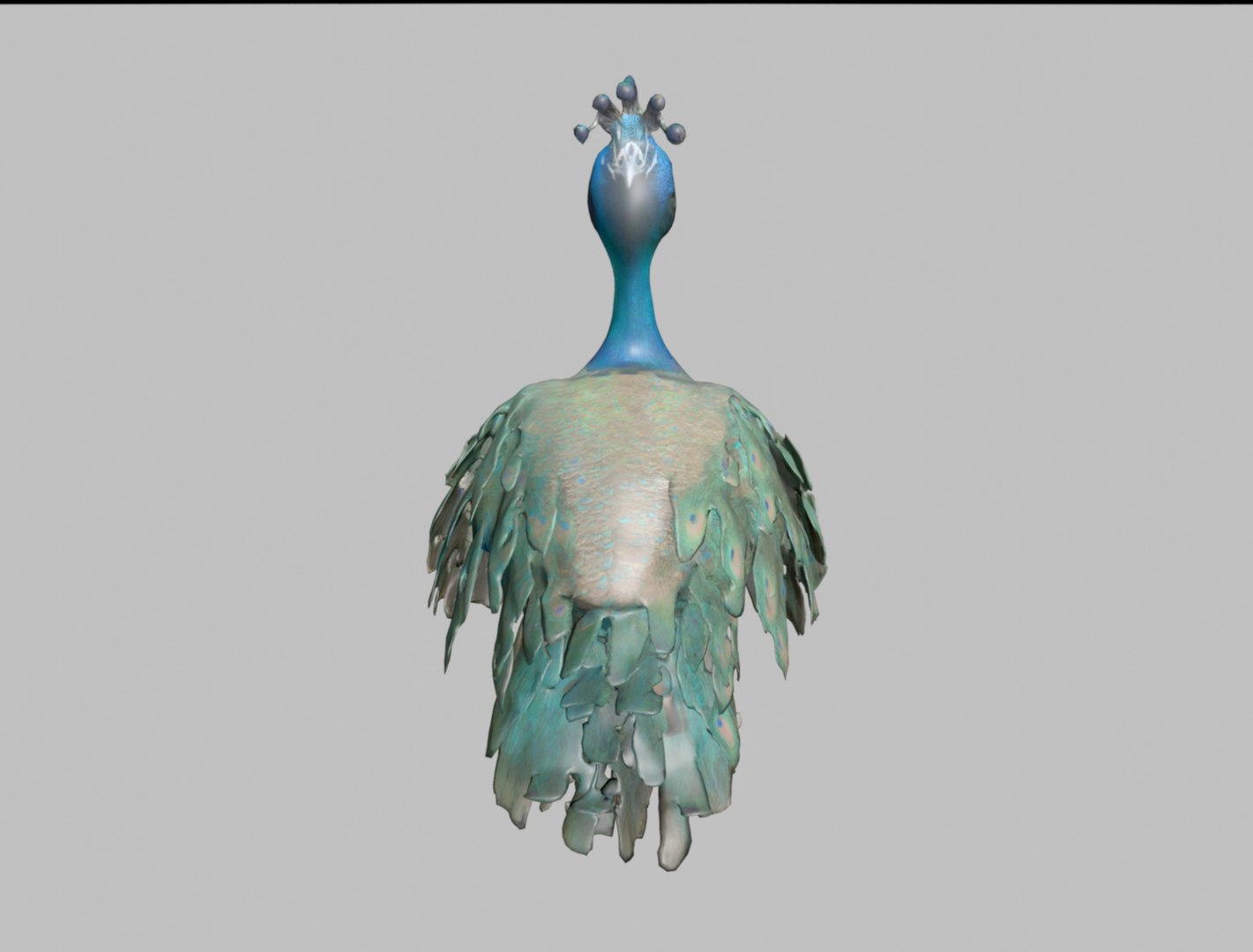 3D Realistic Indian Peafowl 3D Model - TurboSquid 2338560