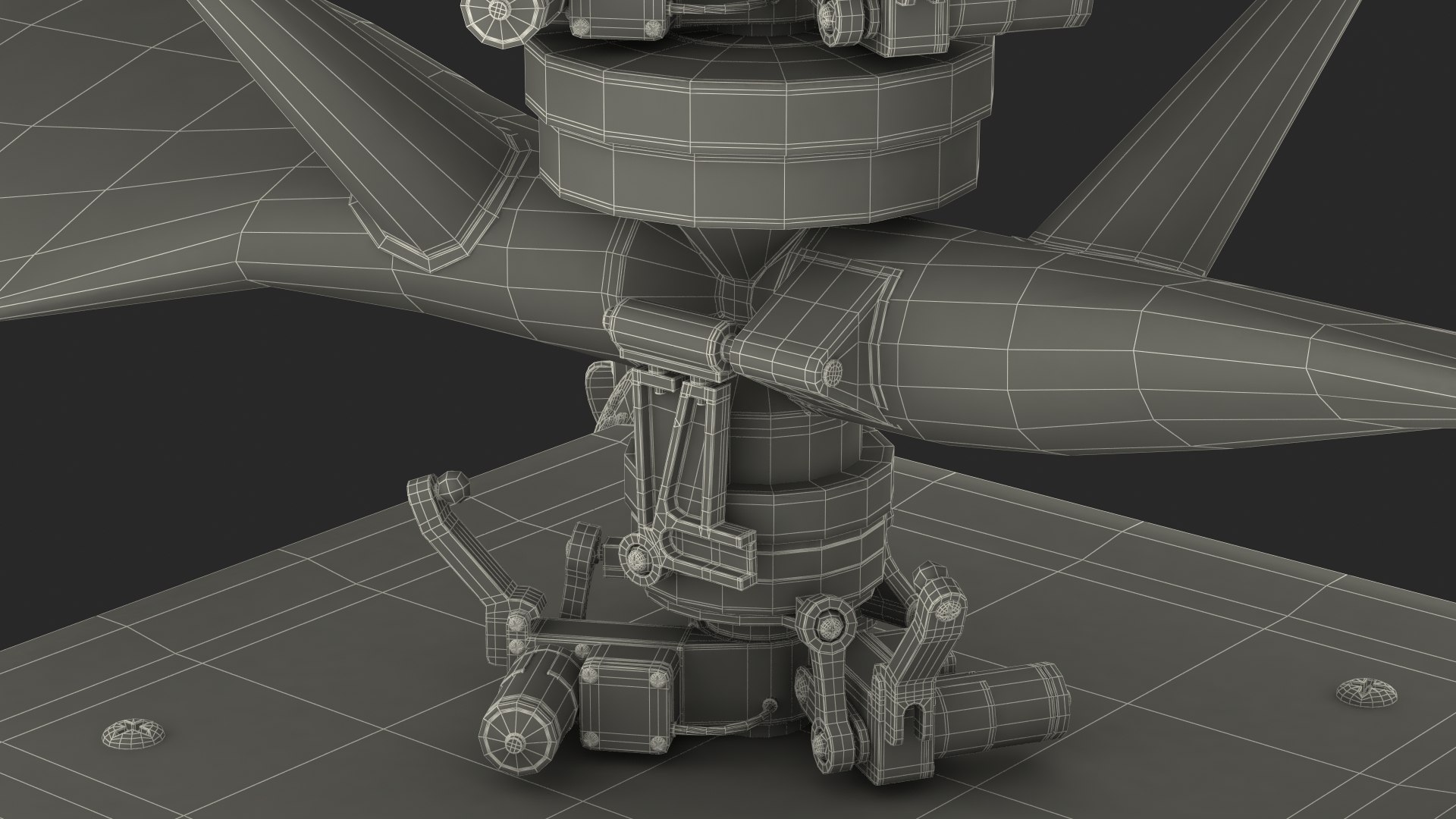 3D model NASA Ingenuity Mars Helicopter Dusty - TurboSquid 1845824