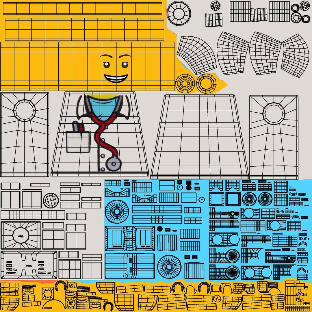 3D real lego man model - TurboSquid 1593895