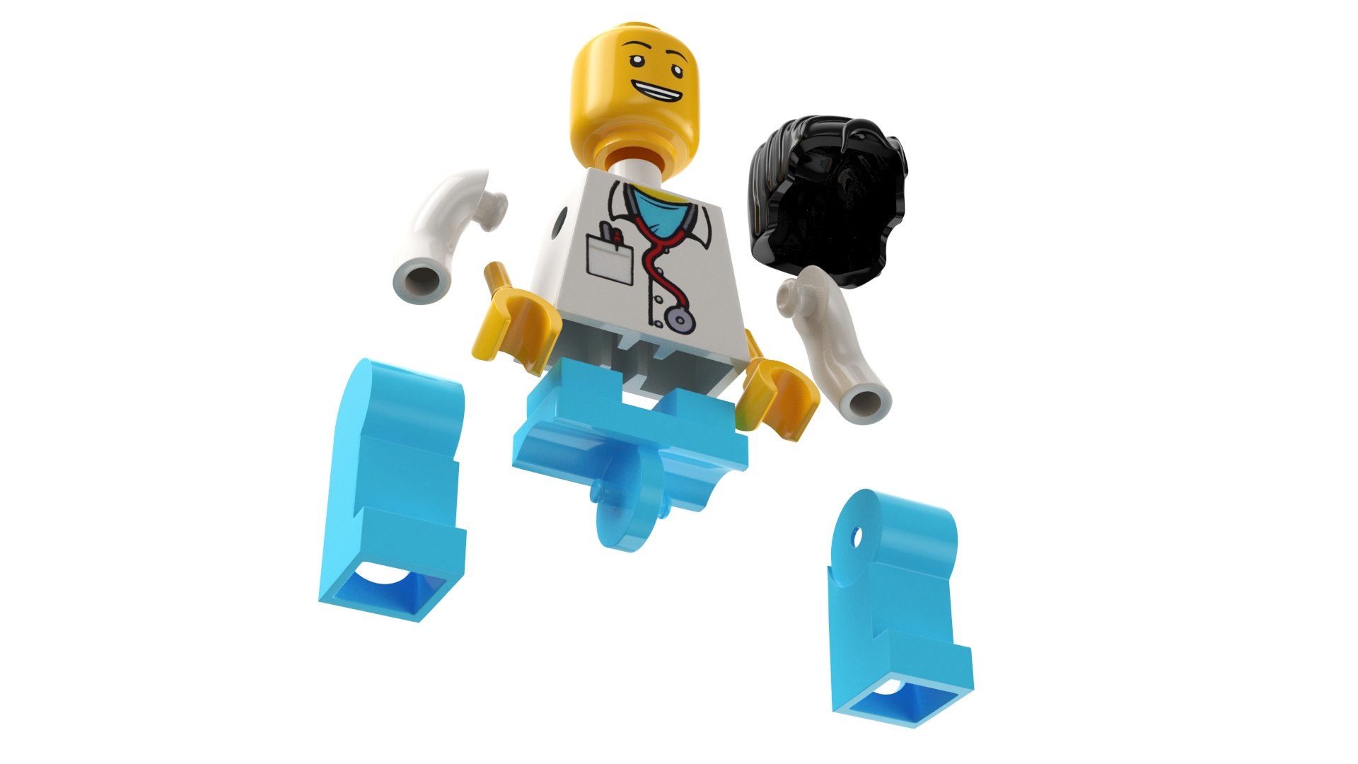 3D Real Lego Man Model - TurboSquid 1593895