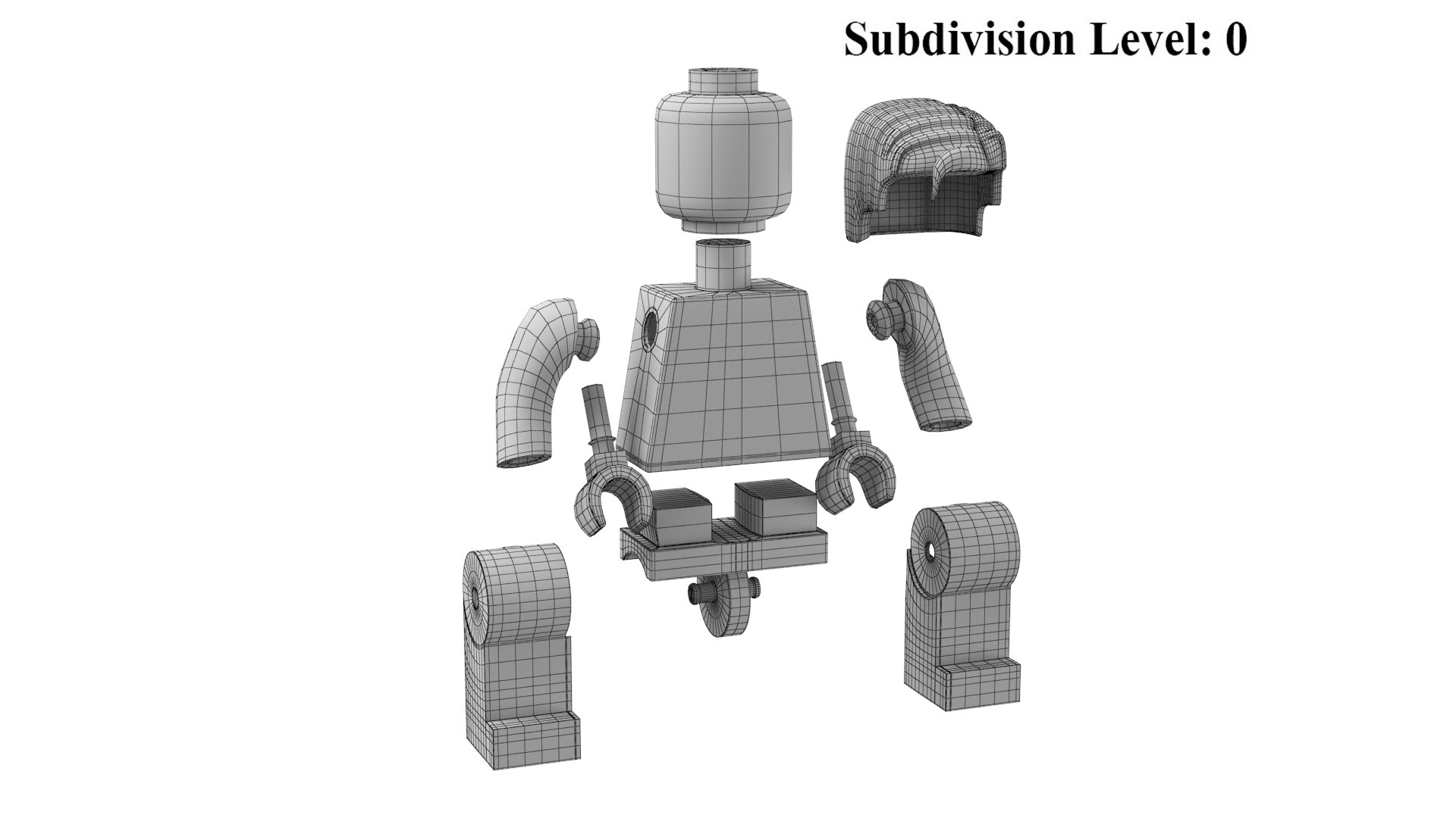 3D real lego man model - TurboSquid 1593895