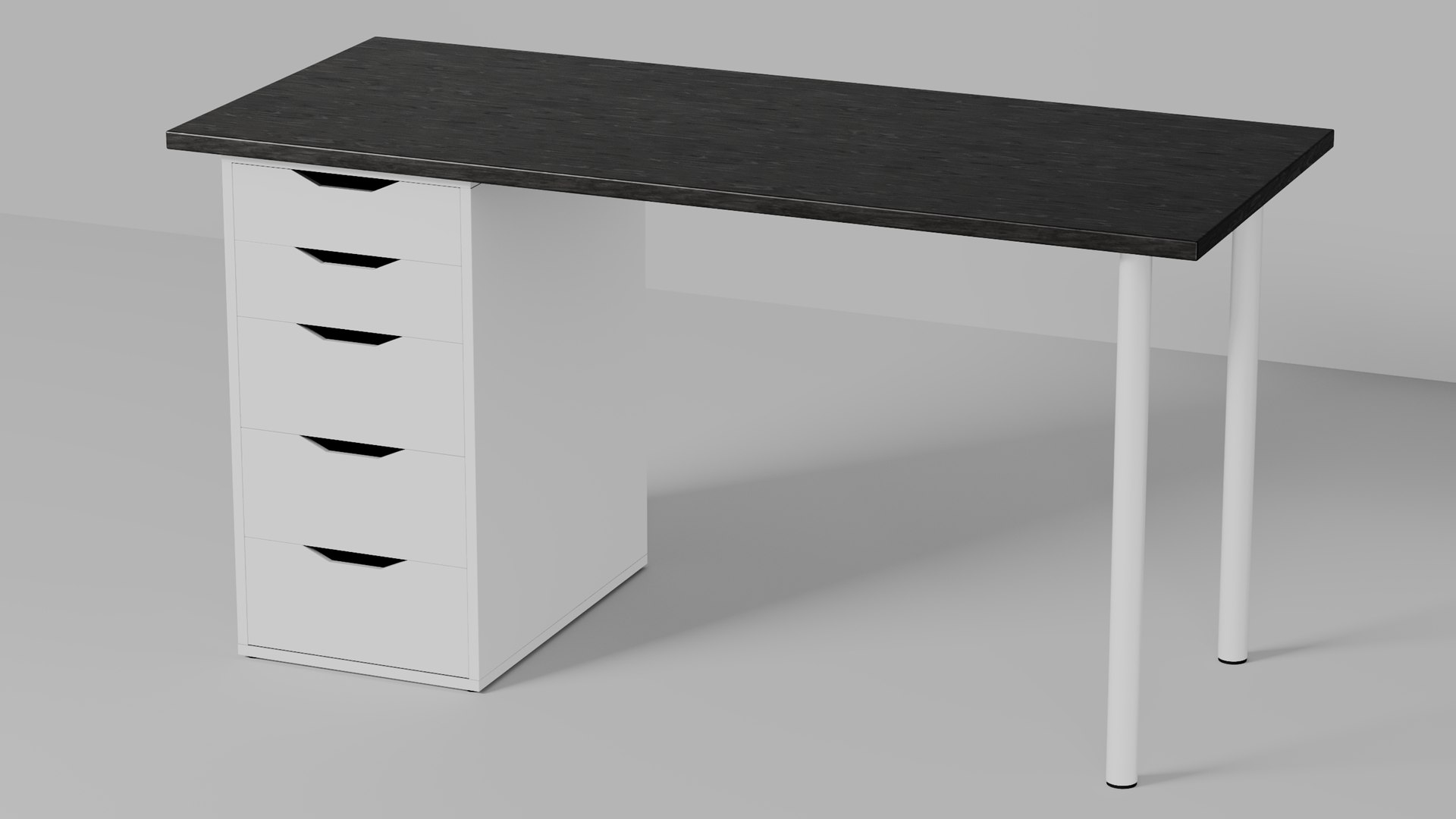 3D IKEA LAGKAPTEN ALEX Desk - TurboSquid 2001758