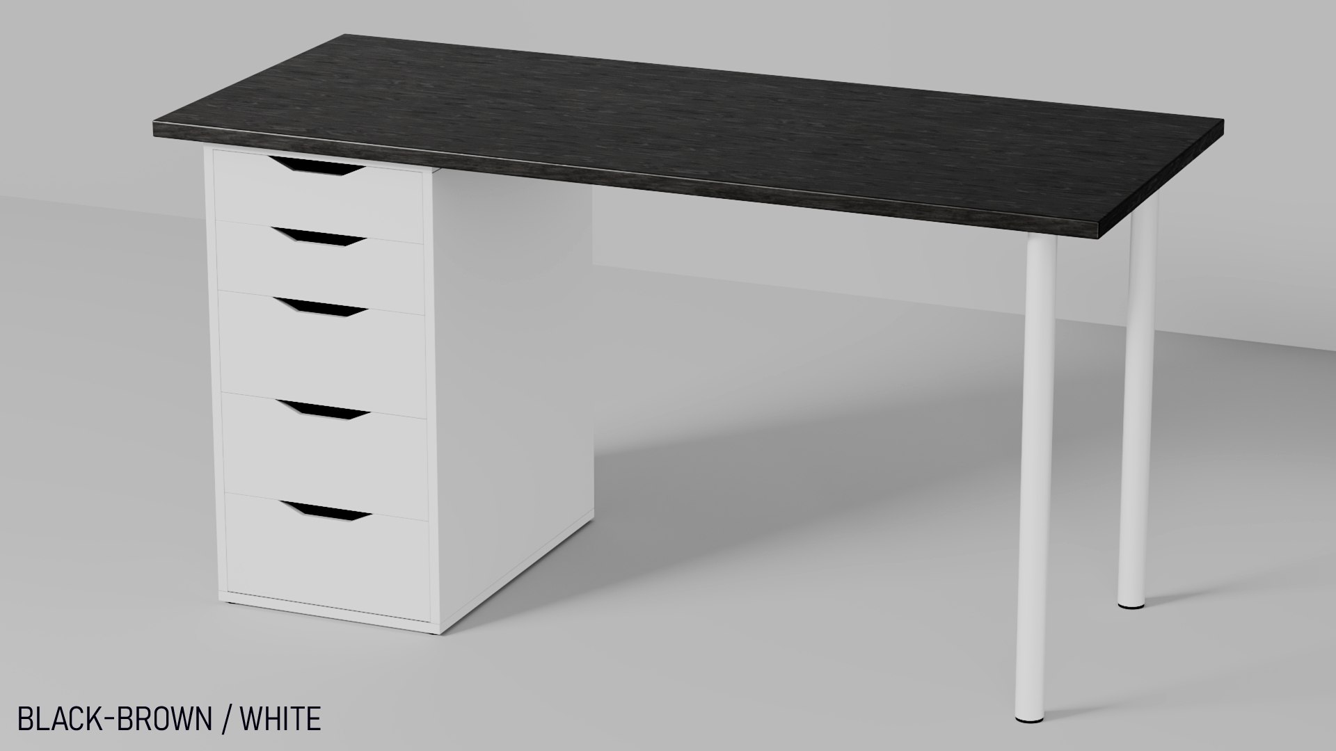 3D IKEA LAGKAPTEN ALEX Desk - TurboSquid 2001758