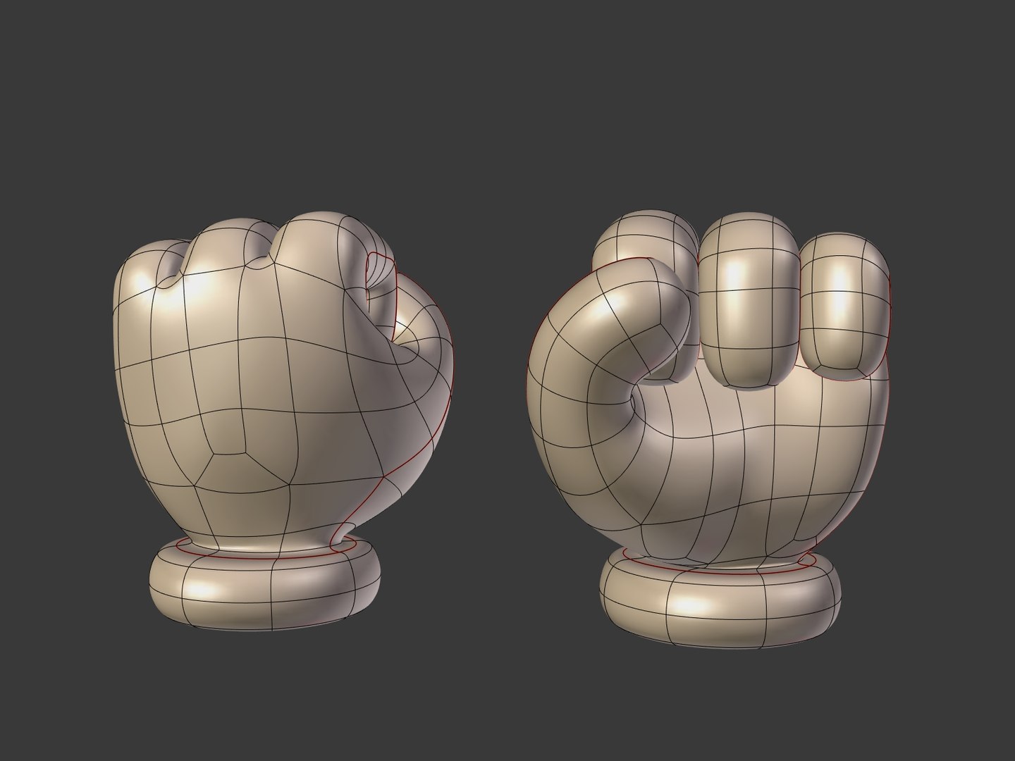 Cartoon Hand Model - TurboSquid 1415331