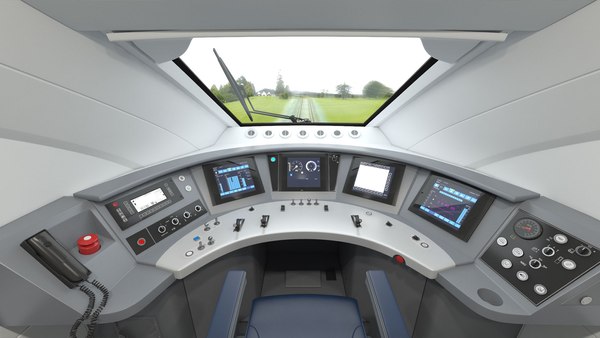 modelo 3d ICE 4 Speed Train Cabin y Cockpit - TurboSquid 1475746