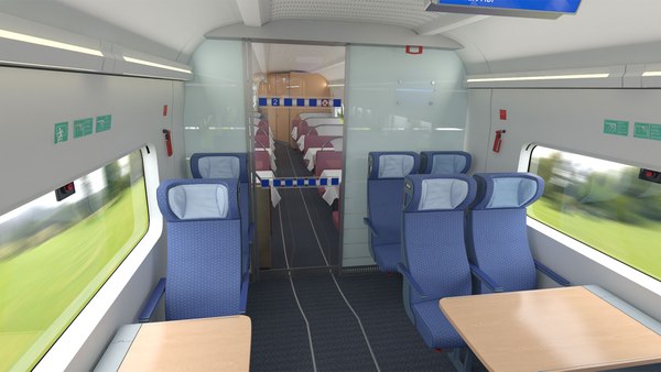 modelo 3d ICE 4 Speed Train Cabin y Cockpit - TurboSquid 1475746