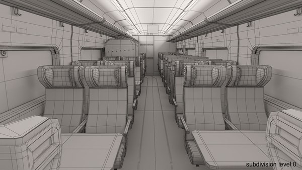 modelo 3d ICE 4 Speed Train Cabin y Cockpit - TurboSquid 1475746