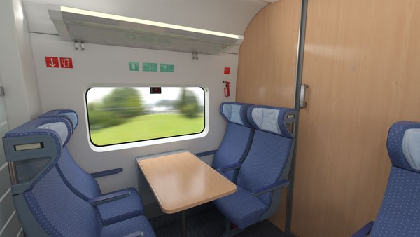 modelo 3d ICE 4 Speed Train Cabin y Cockpit - TurboSquid 1475746