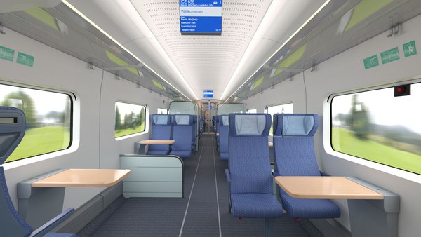 modelo 3d ICE 4 Speed Train Cabin y Cockpit - TurboSquid 1475746