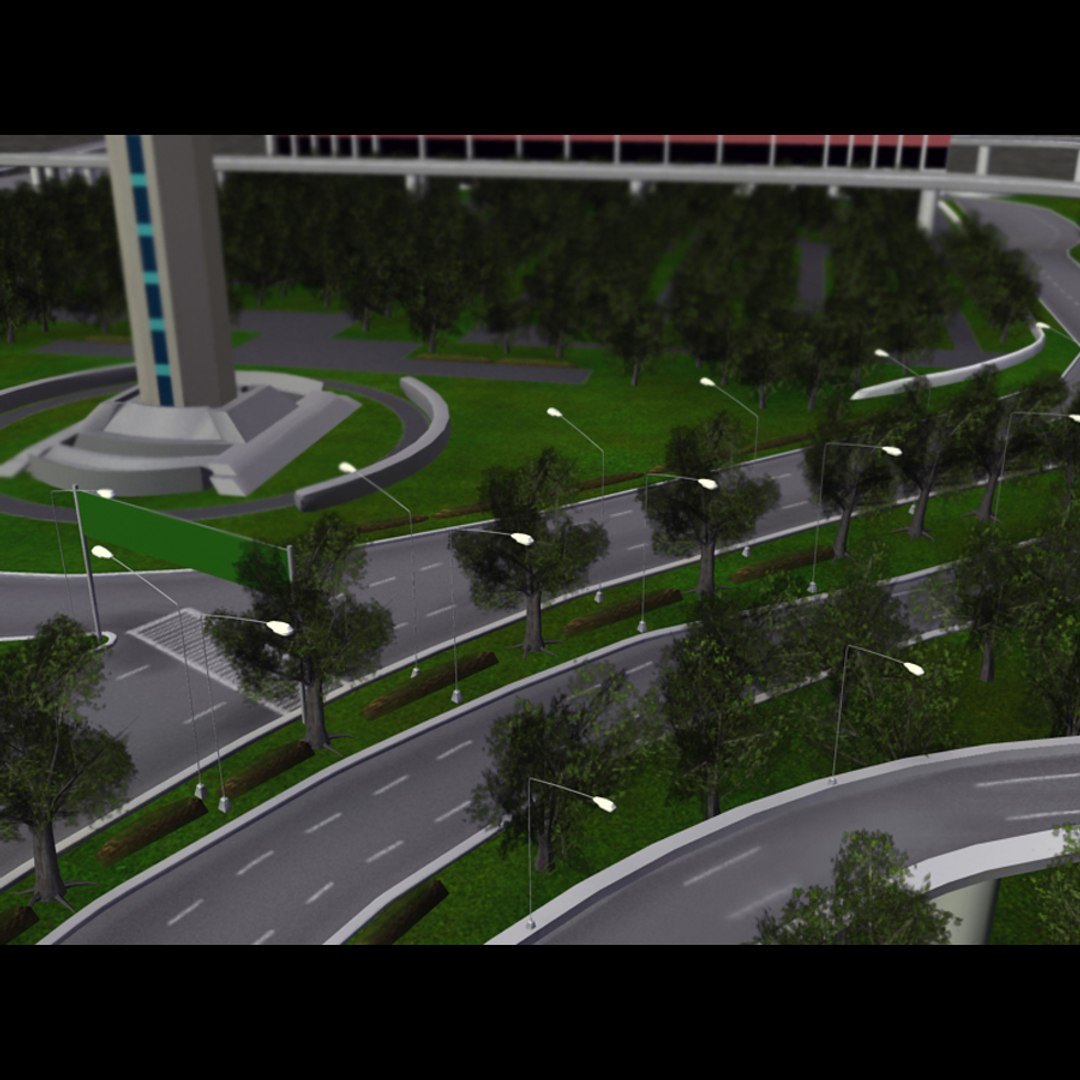 3d Changi Control Tower