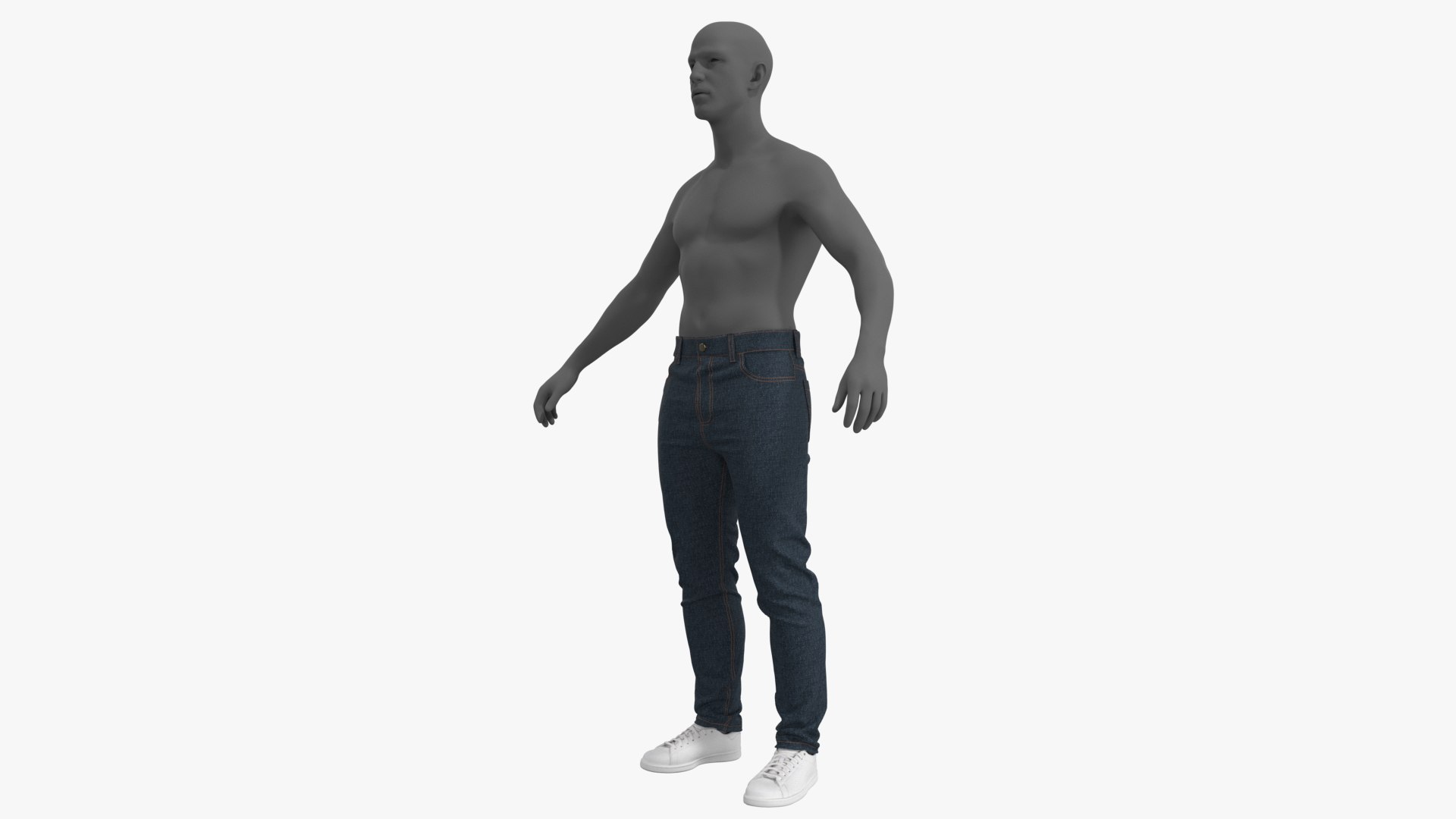 3D Jeans Pants - Marvelous Designer Model - TurboSquid 1949674