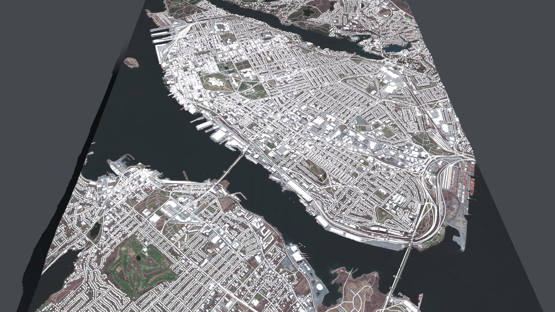 Cityscape Halifax Canada Model - TurboSquid 1889218