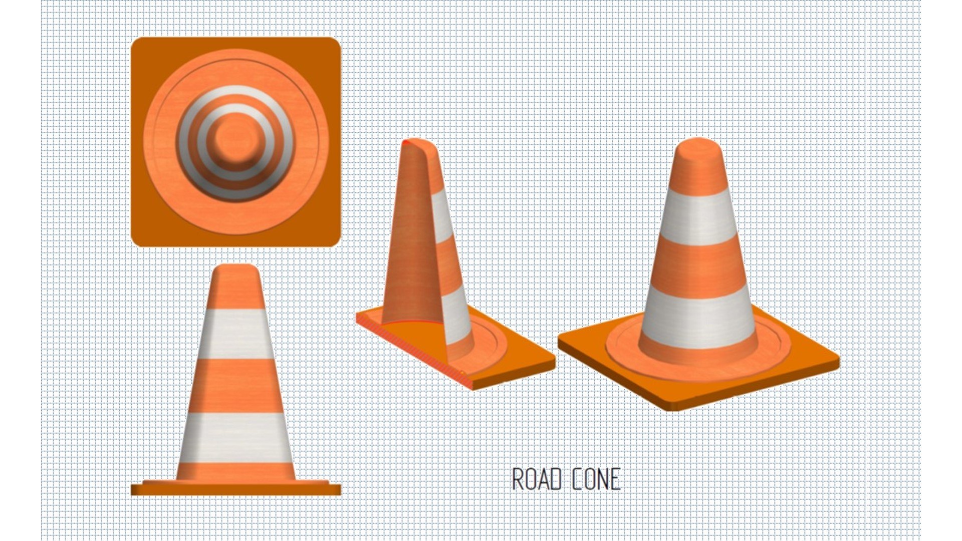 Road Cone 3D Model - TurboSquid 2097328