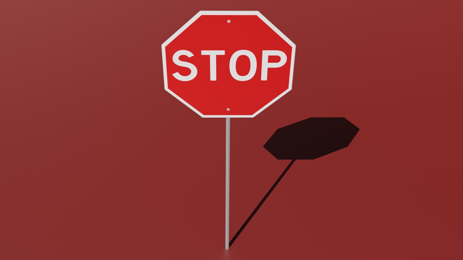 Stop Sign 3D Model - TurboSquid 1813214