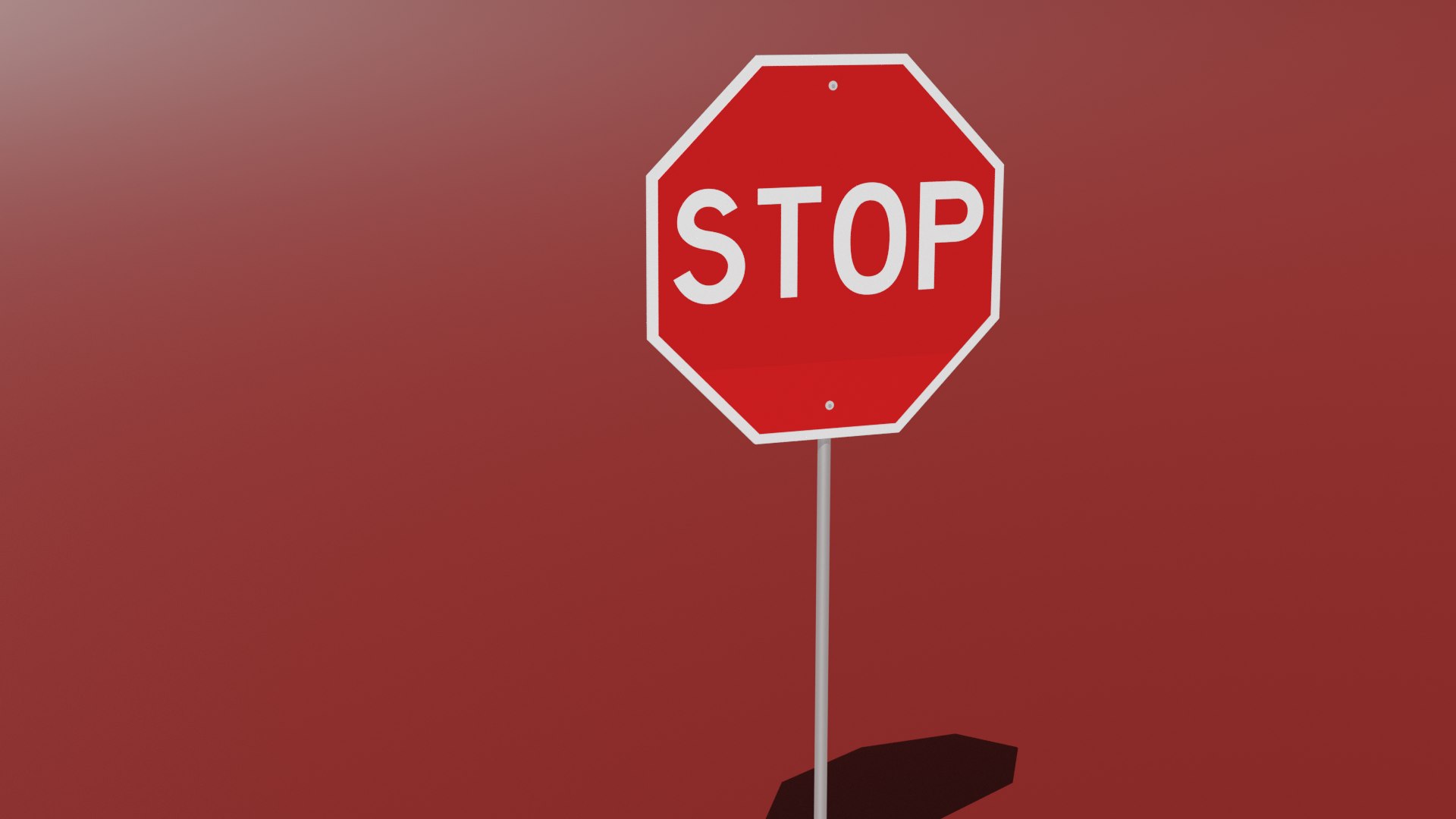 Stop Sign 3D Model - TurboSquid 1813214