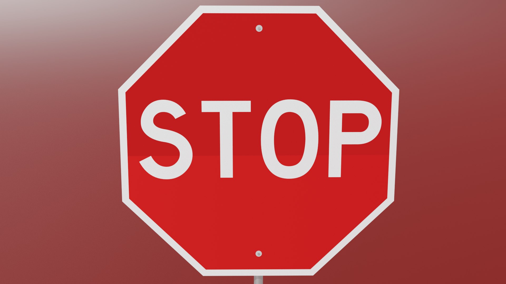 Stop Sign 3D Model - TurboSquid 1813214
