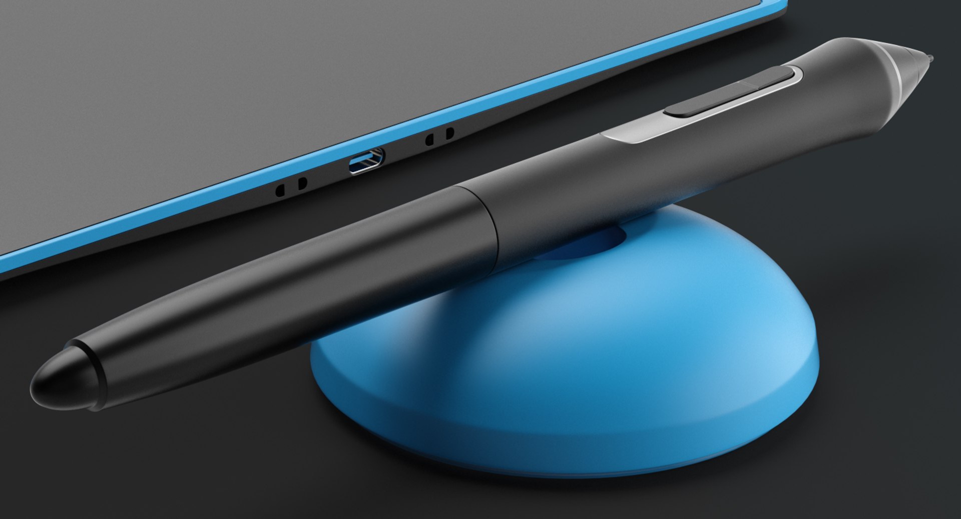 3D Graphic Tablet Pen Generic - TurboSquid 1407058