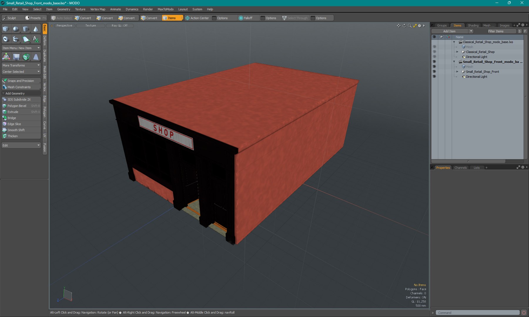 Small Retail Shop Front 3D Model - TurboSquid 2350707