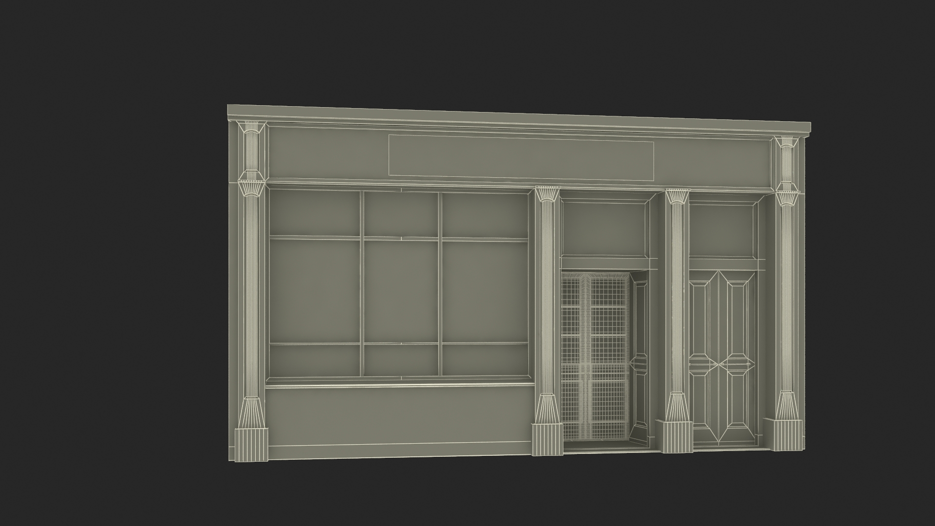 Small Retail Shop Front 3D Model - TurboSquid 2350707