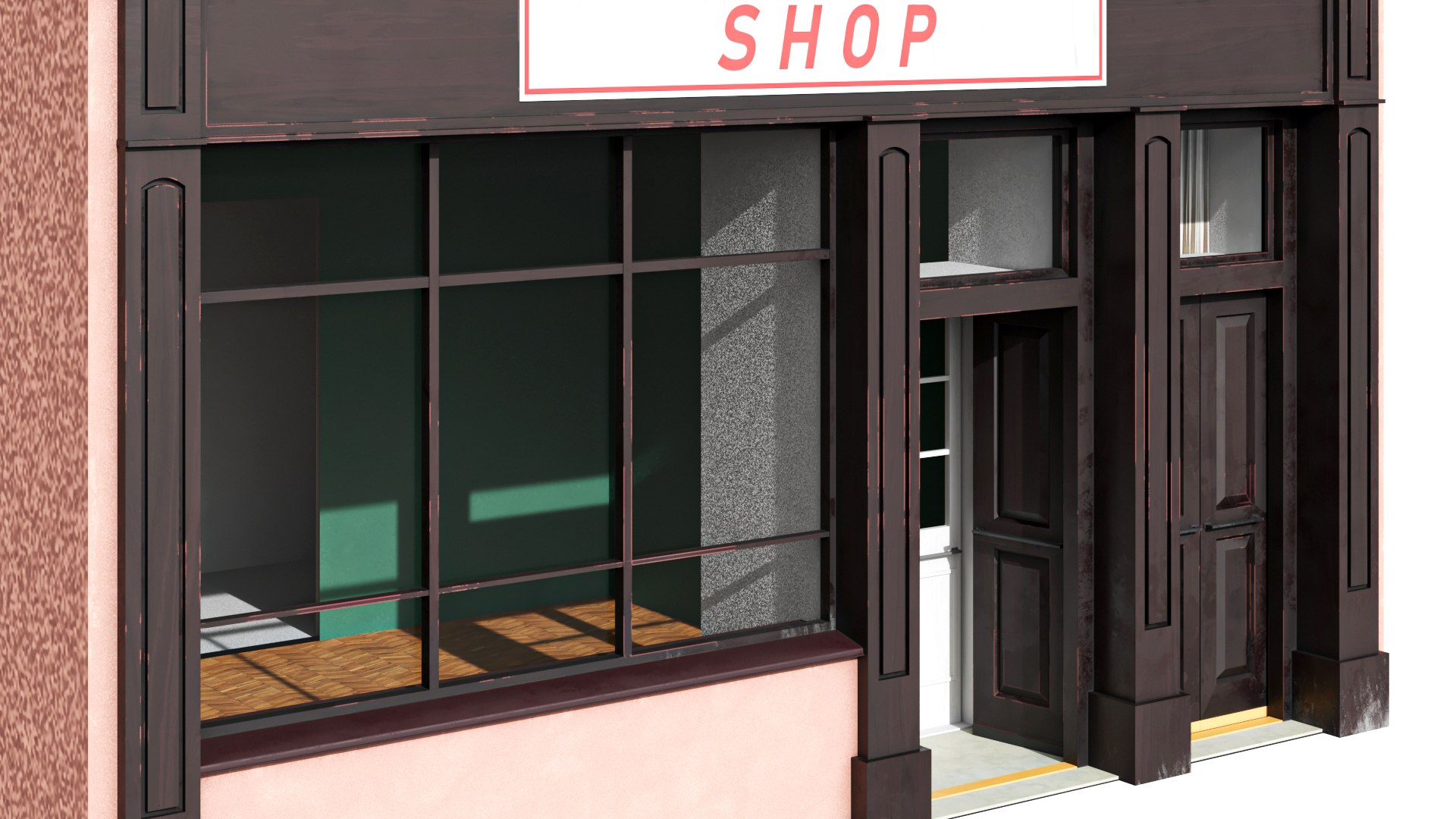 Small Retail Shop Front 3D Model - TurboSquid 2350707