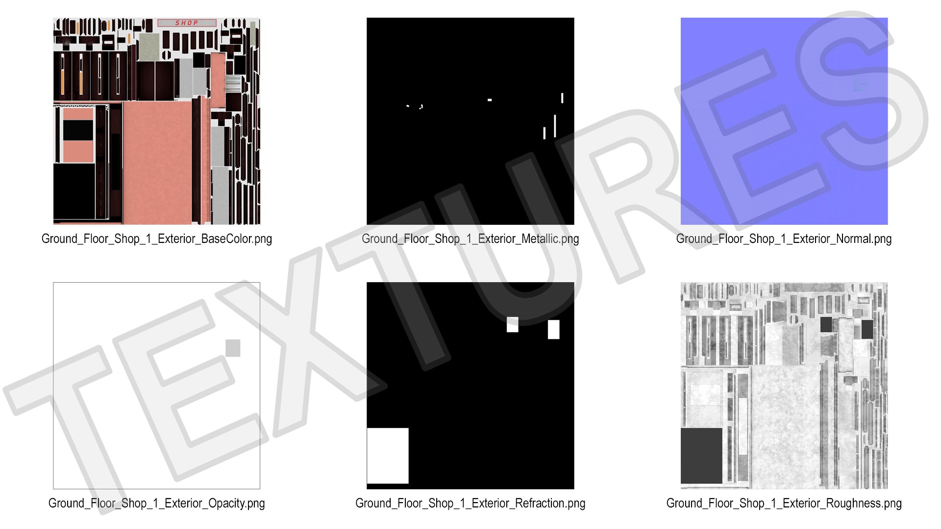 Small Retail Shop Front 3D Model - TurboSquid 2350707