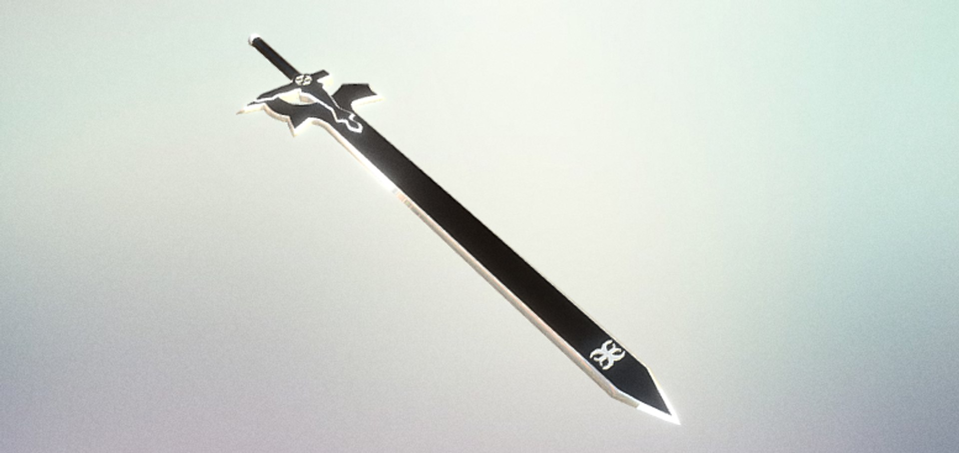 3D Elucidator Sword Art - TurboSquid 1230375