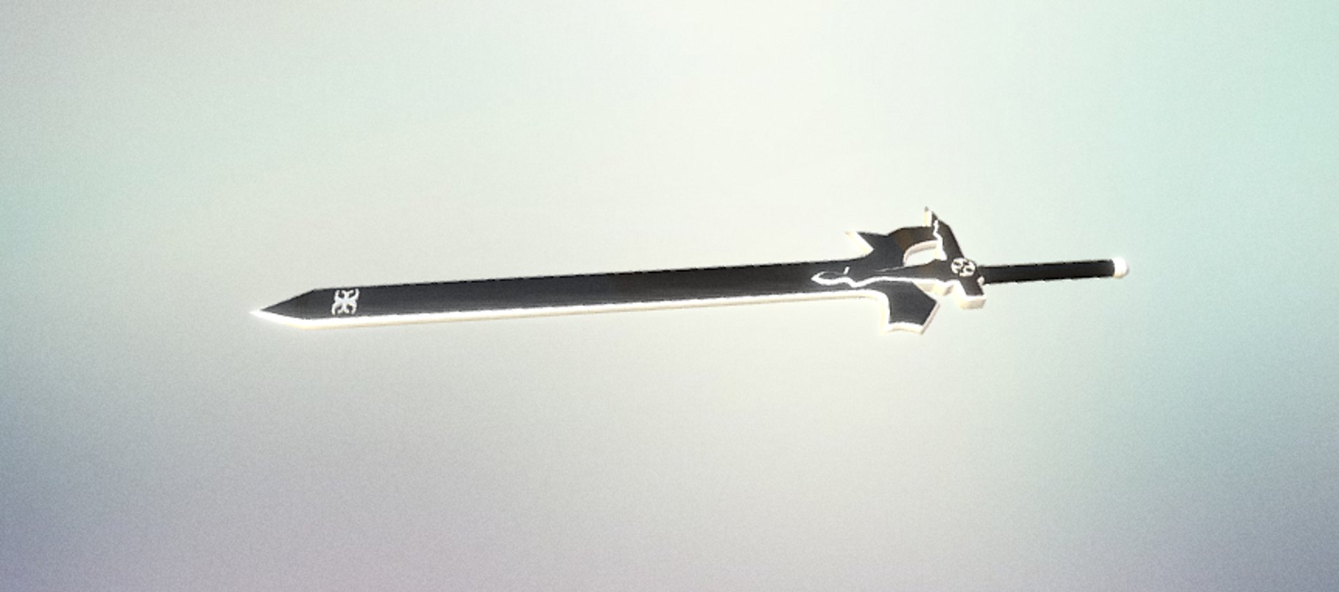 3D Elucidator Sword Art - TurboSquid 1230375