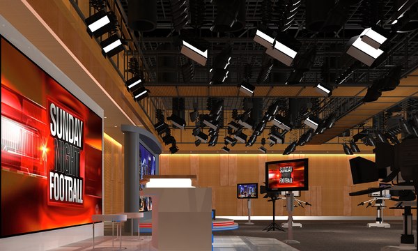 Tv studio interior set model - TurboSquid 1661090
