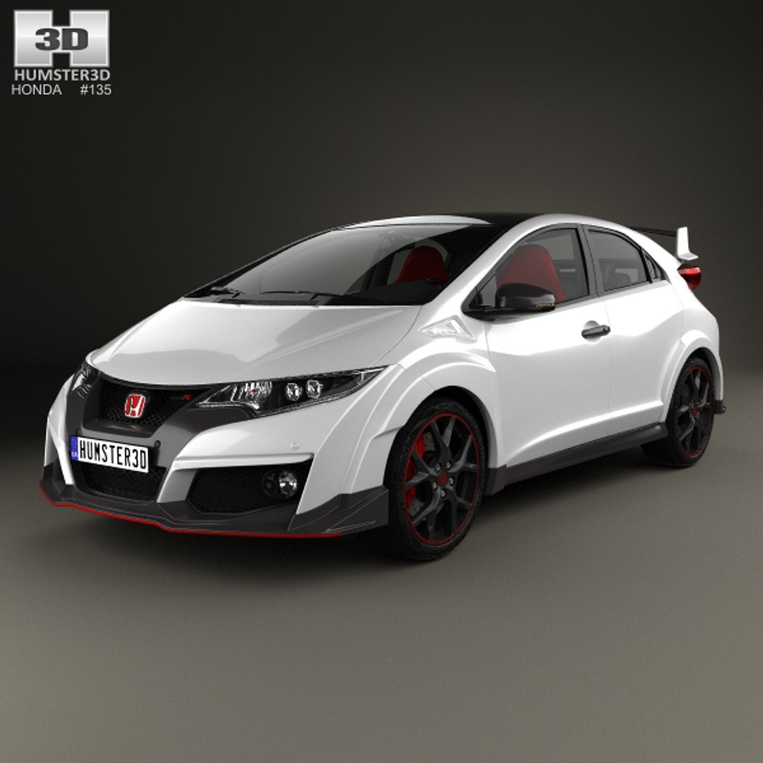 modelo 3d Honda Civic Type-R hatchback 2015 - TurboSquid 1192500