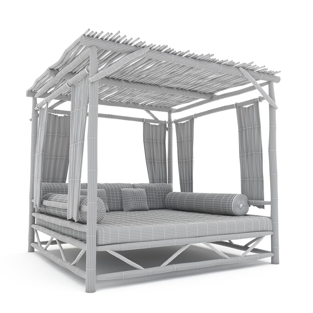 3D Bohemian Beach Lodge 03 Model - TurboSquid 2006429