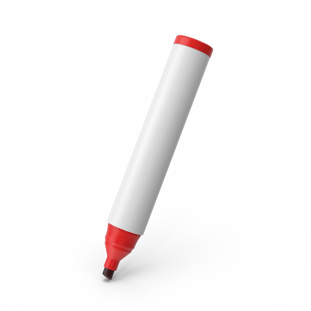3D Red Marker - TurboSquid 2109754