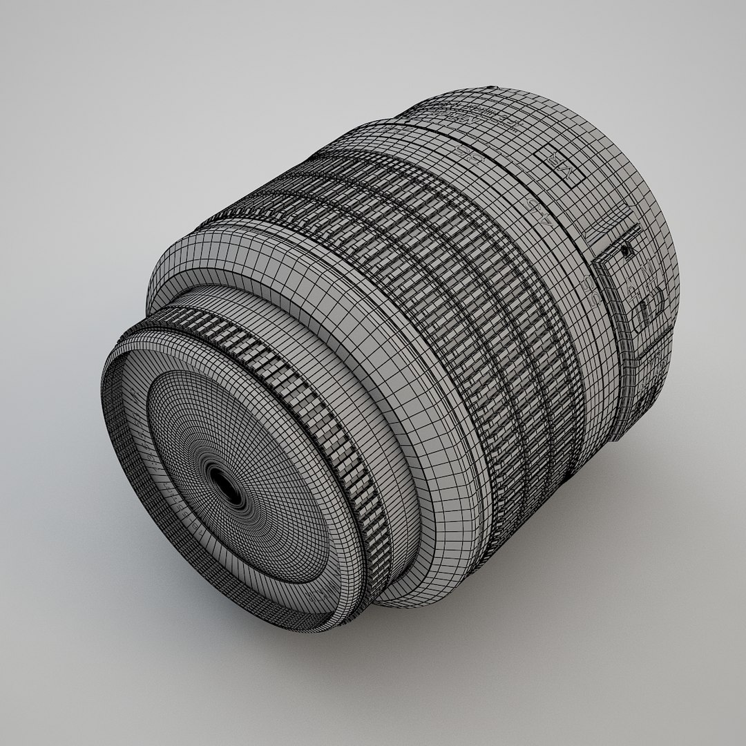 Camera Lens Obj