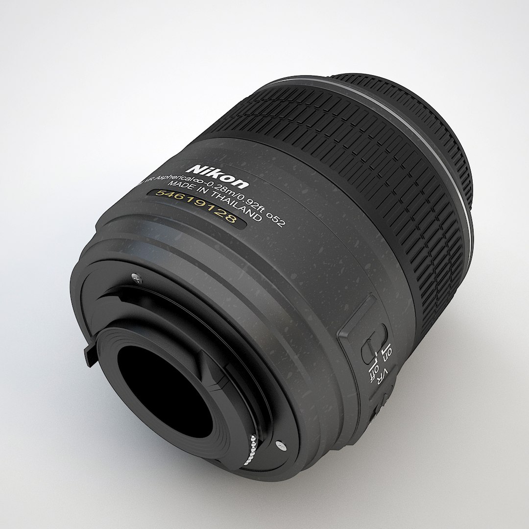Camera Lens Obj