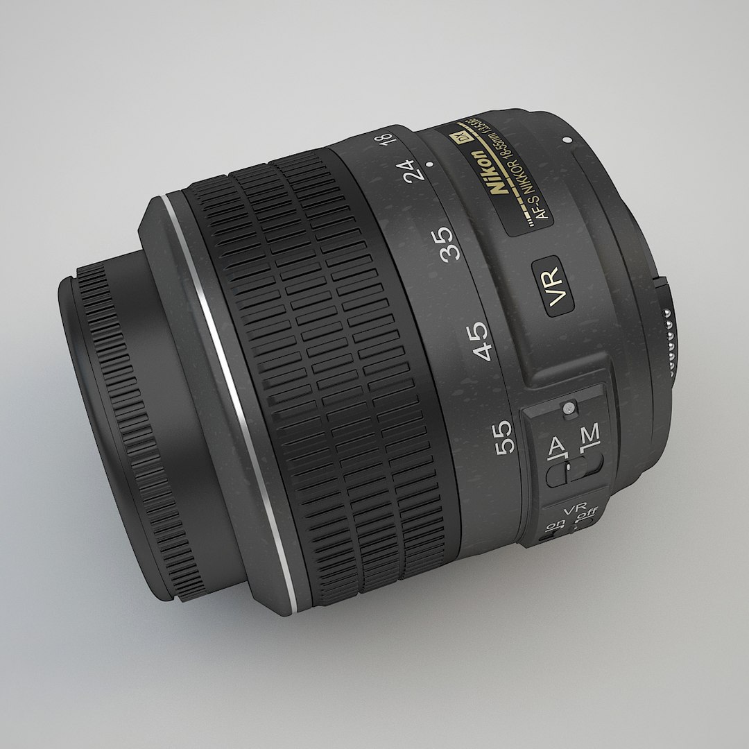 Camera Lens Obj