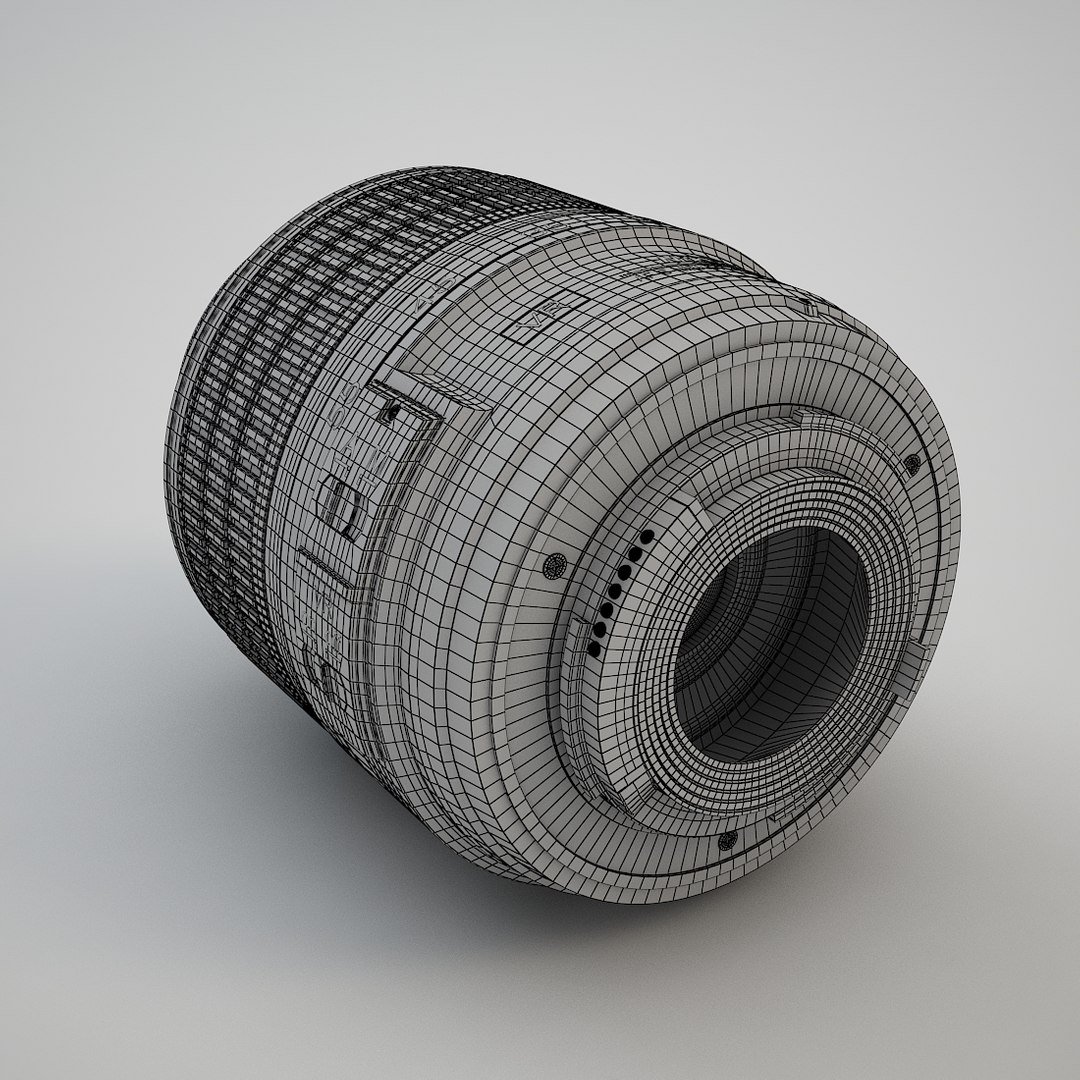 Camera Lens Obj