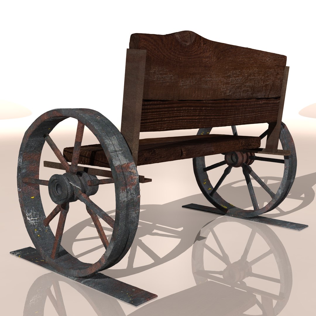 3D model old unique vintage benches - TurboSquid 1399384