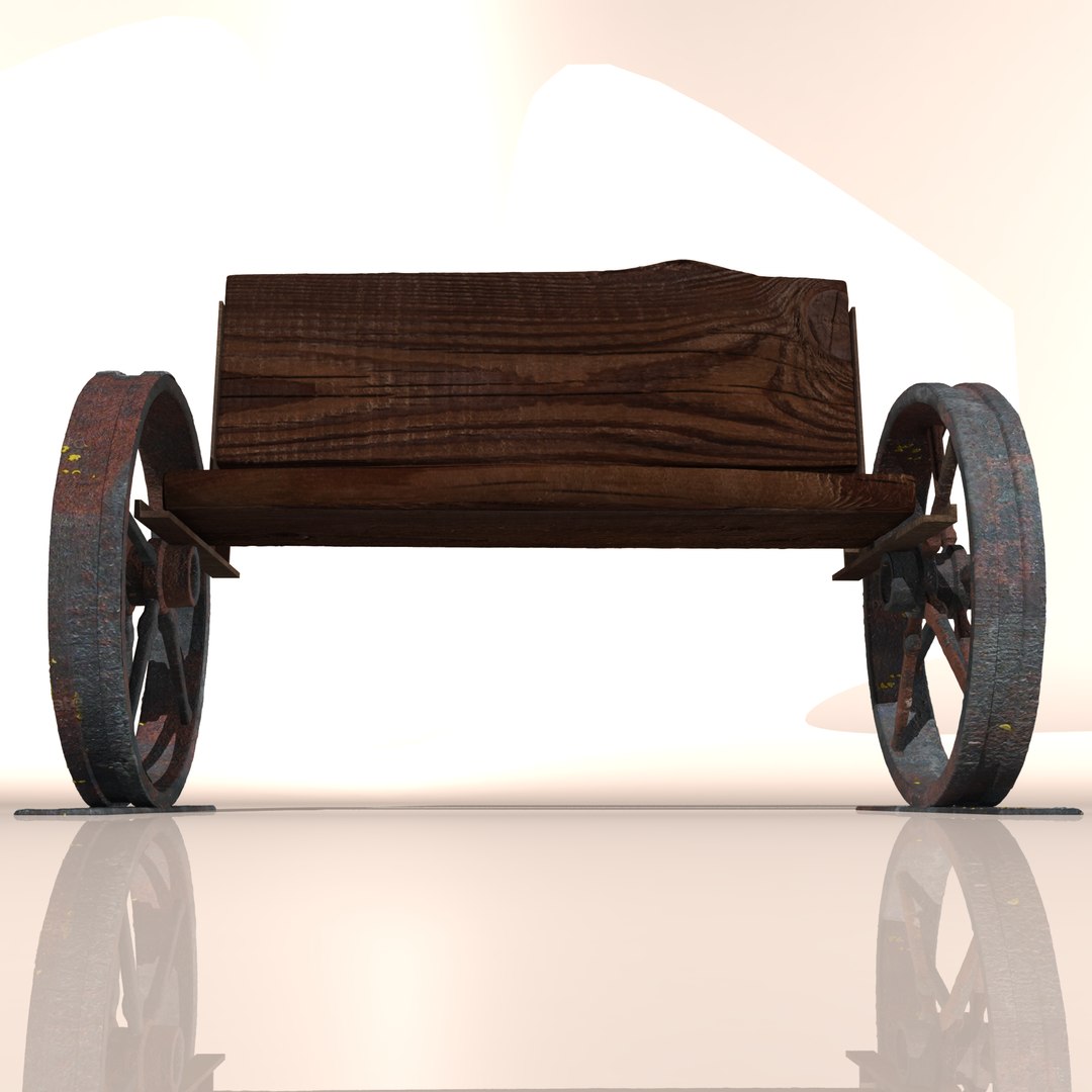 3D model old unique vintage benches - TurboSquid 1399384