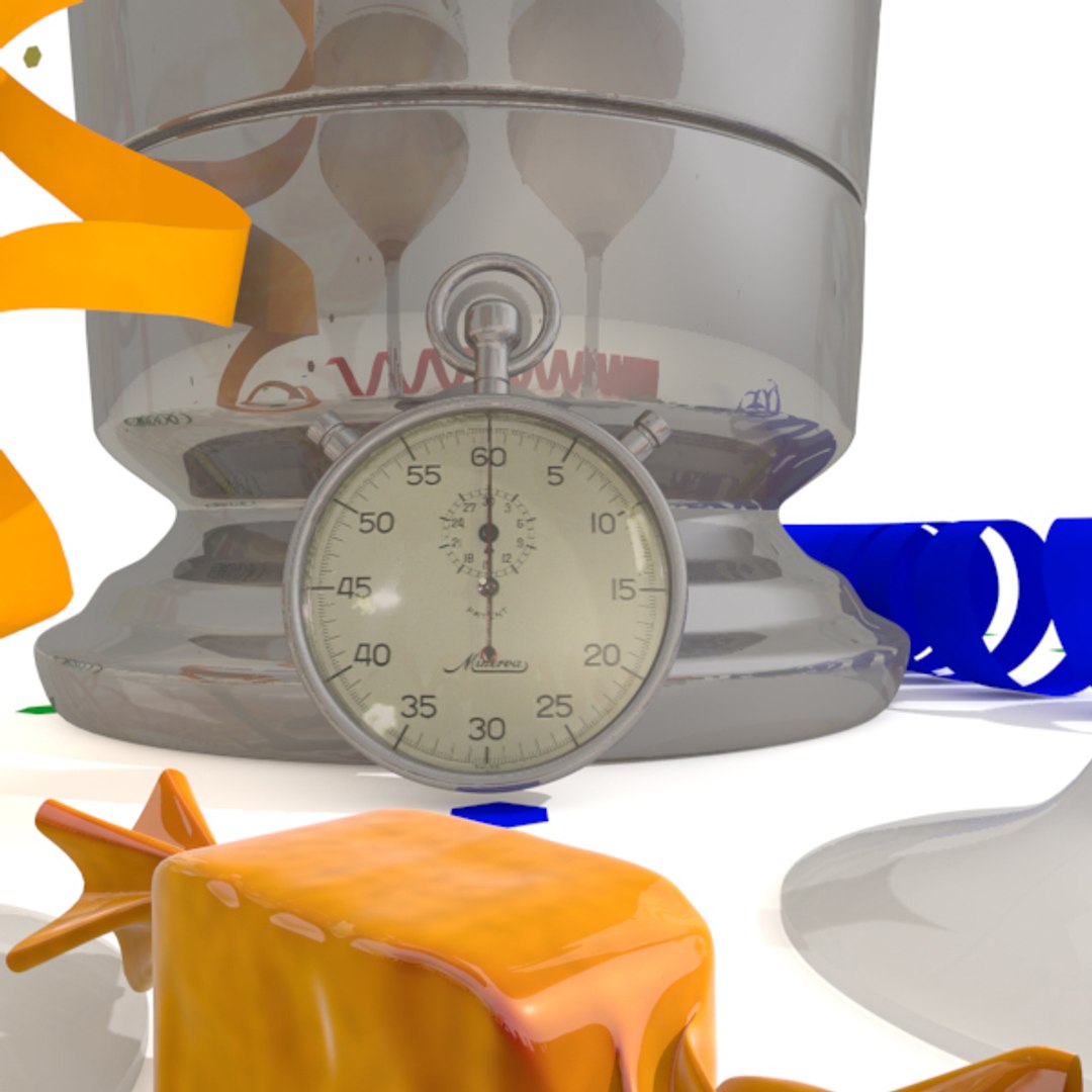 Happy New Year 3d Model