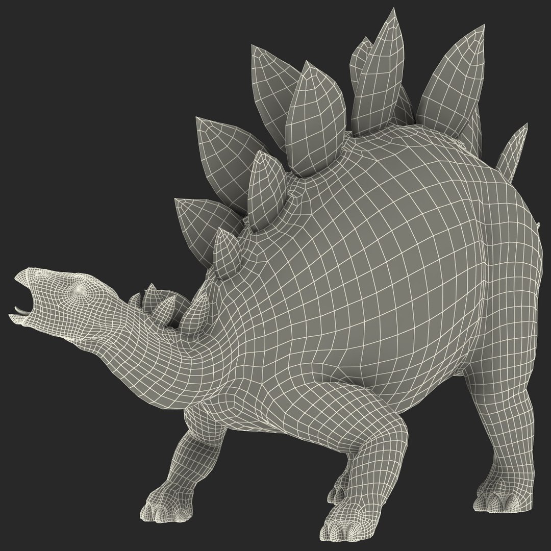 stegosaurus pose 2 3d model