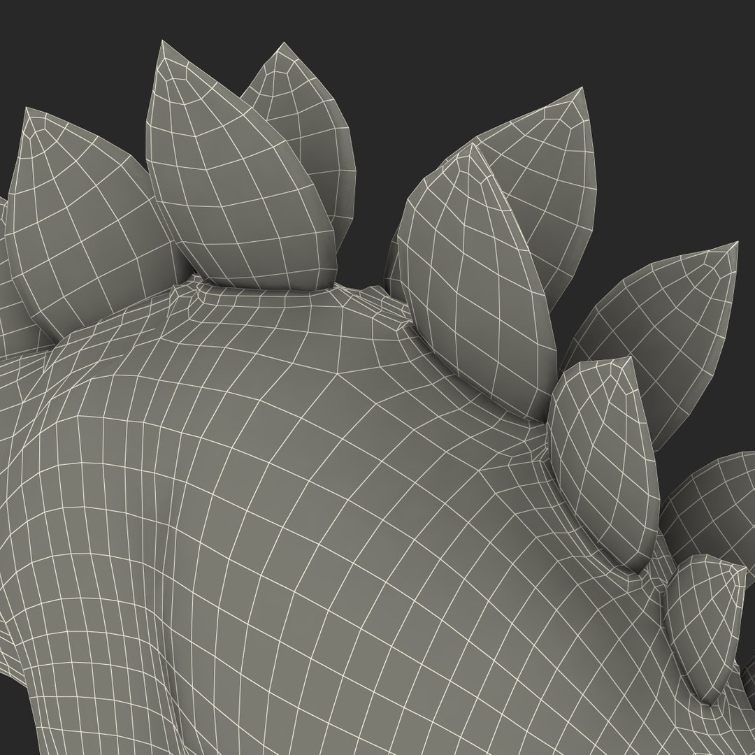 stegosaurus pose 2 3d model