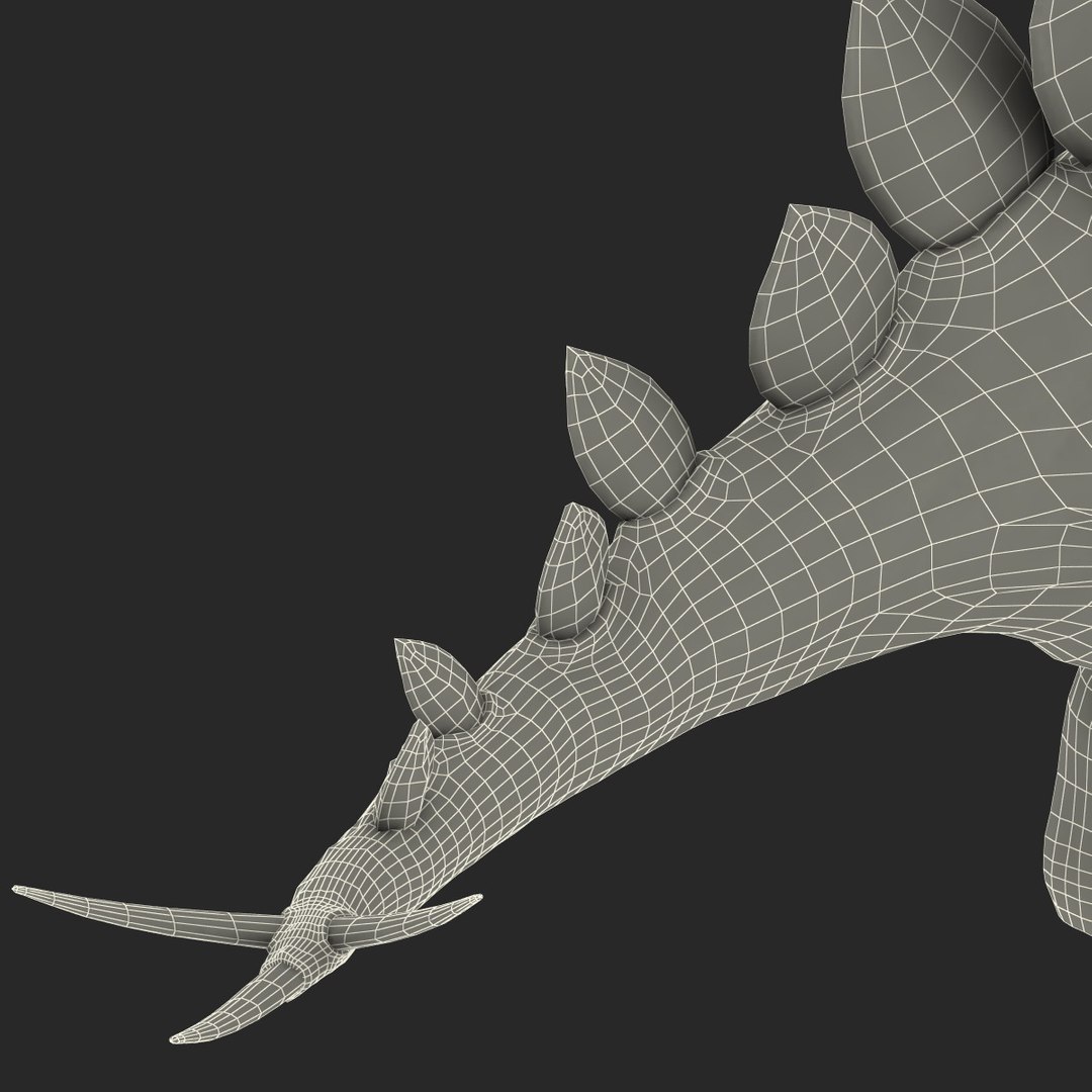 stegosaurus pose 2 3d model